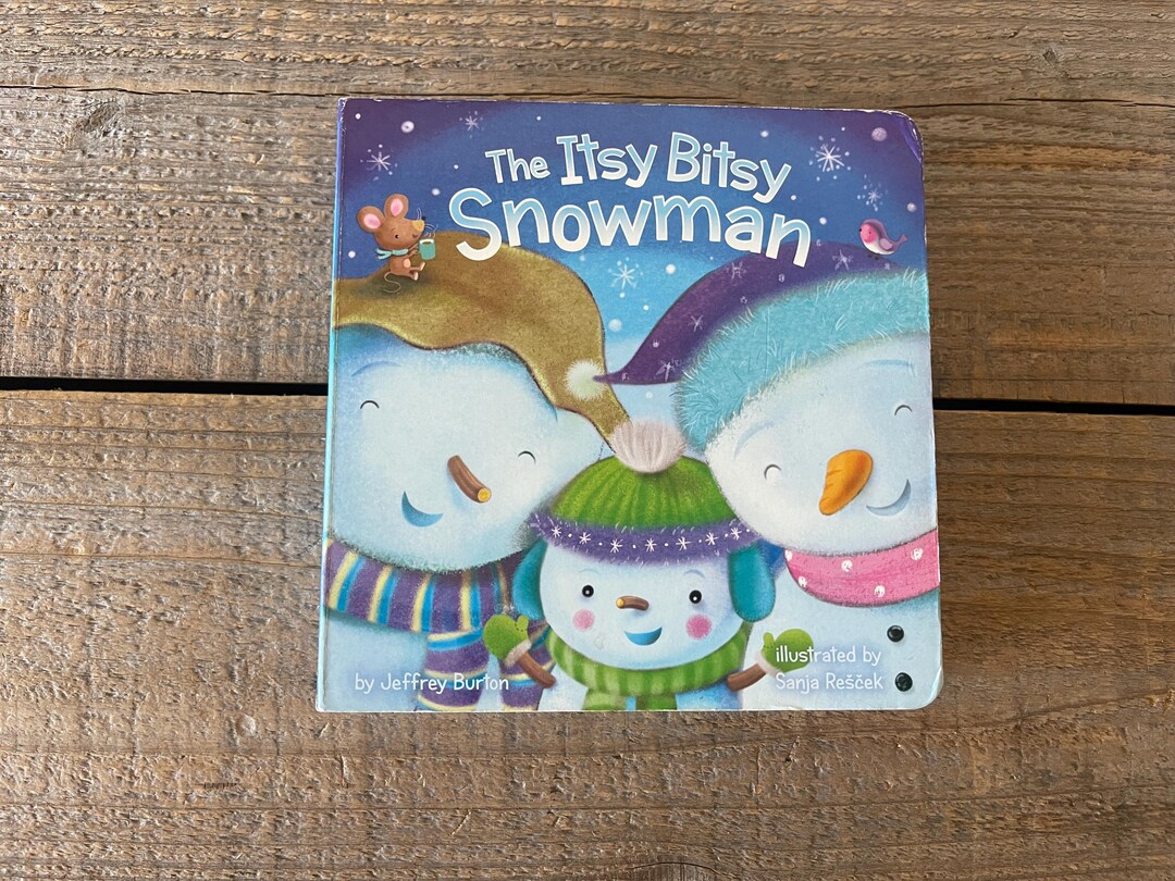 The Itsy Bitsy Snowman // Children's Board Book by Jeffrey Burton ...