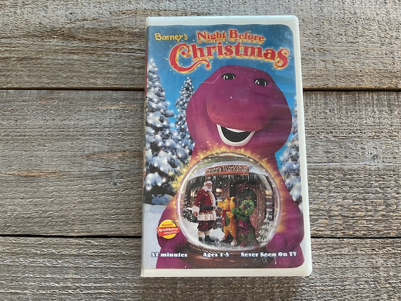 Barney's Night Before Christmas VHS Movie 1999 - Etsy