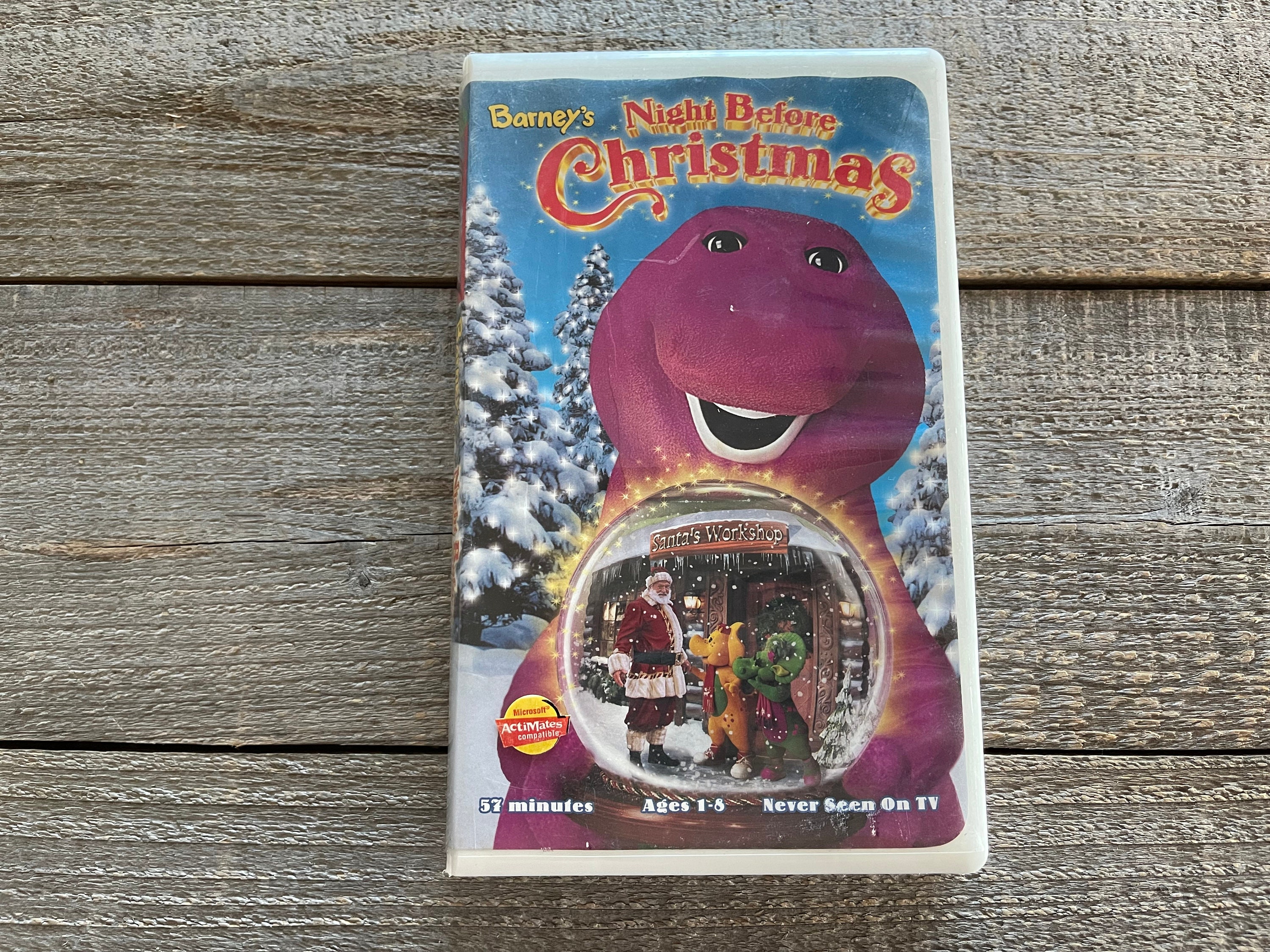 Barney's Night Before Christmas VHS Movie 1999 - Etsy
