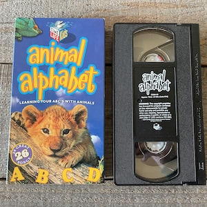 Animal Alphabet & Animal Numbers // Vintage VHS Learning Movies // Time ...