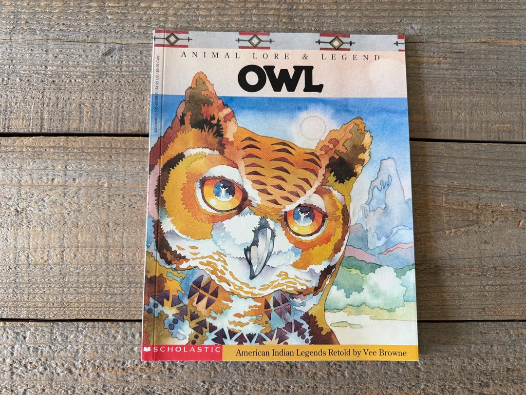 Animal Lore & Legend: Owl - American Indian Legends (1995) - Etsy