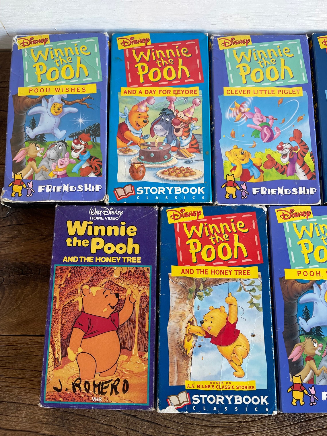 Winnie the Pooh VHS Movies // Sold Individually // Walt Disney - Etsy