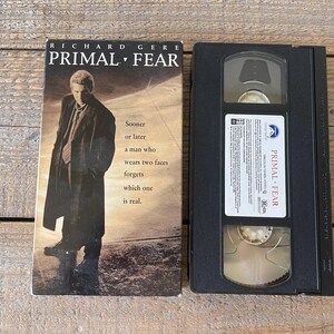 Primal Fear 1996 VHS Movie // Richard Gere, Laura Linney // Rated R - Etsy