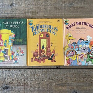 Vintage Sesame Street Books // You Choose // 1980s Hardcover Children's ...