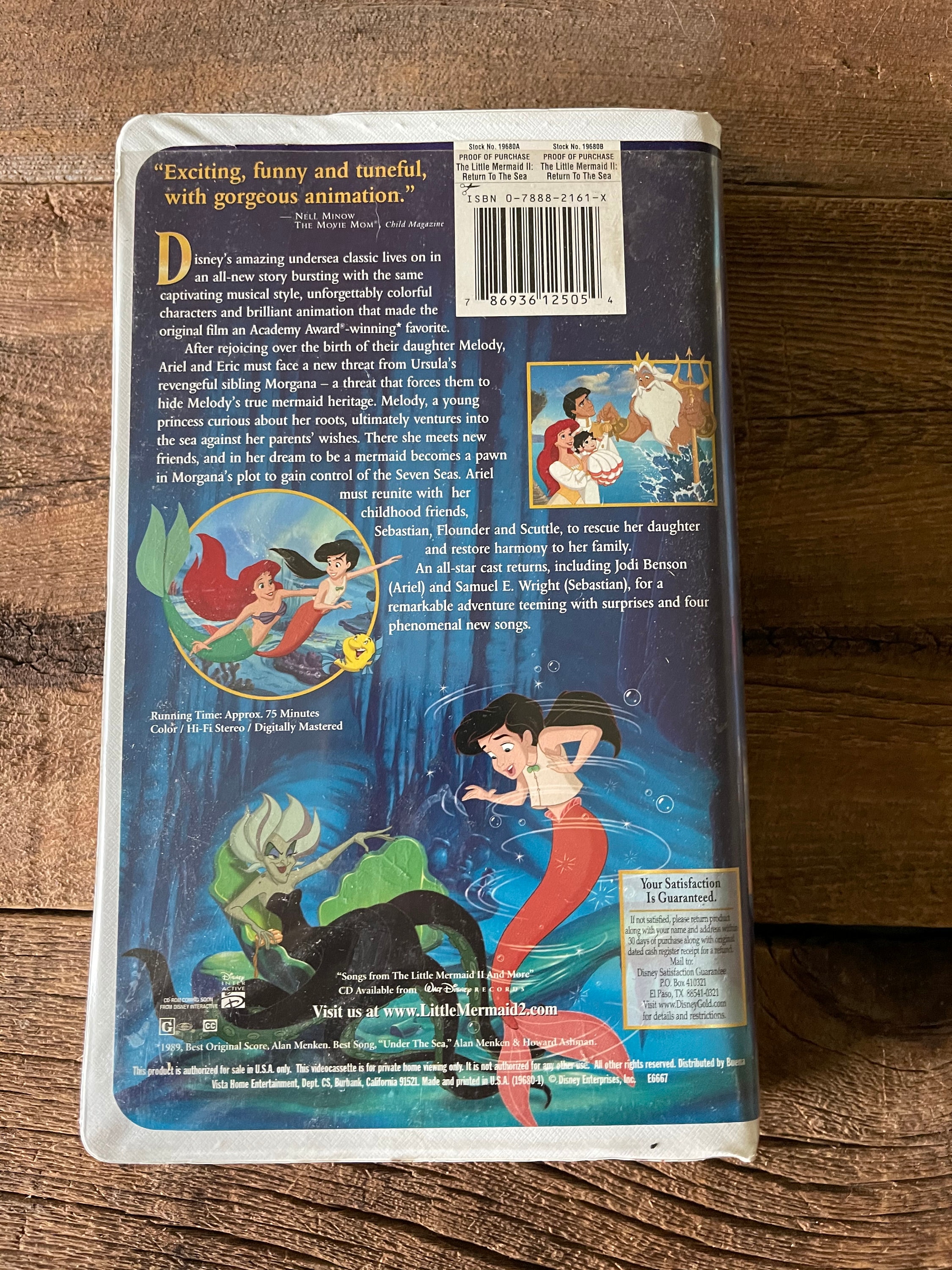 The Little Mermaid Ii Vhs