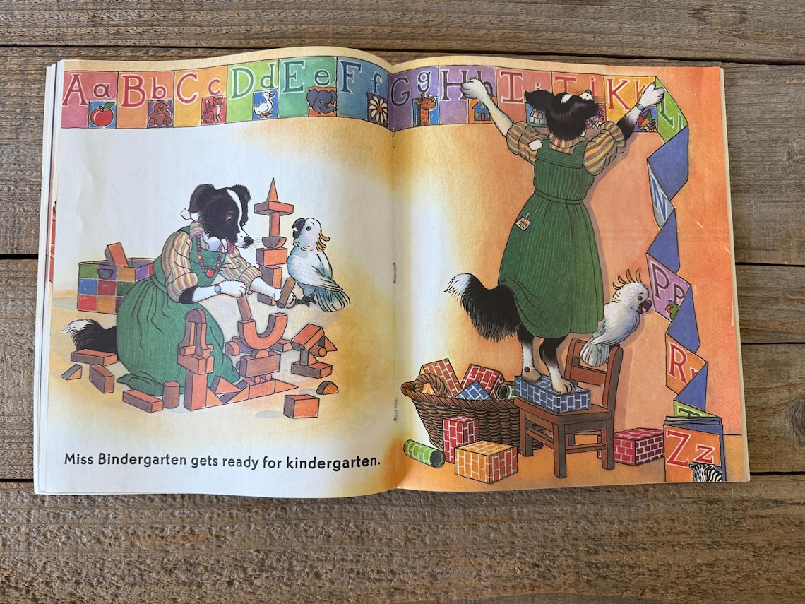 Miss Bindergarten Gets Ready for Kindergarten Book and Cassette - 1998 ...