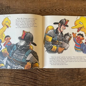Sesame Street Book, a Visit to the Sesame Street Firehouse Featuring ...