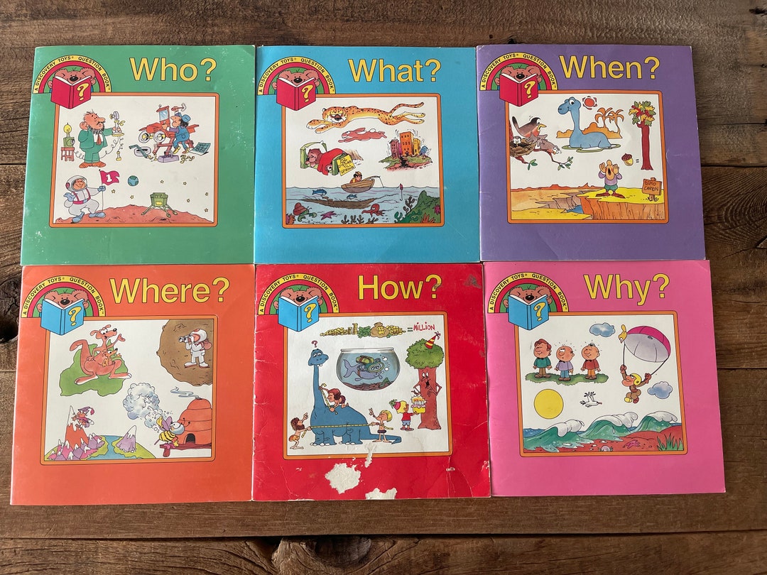 Discovery Toys Question Books // You Choose // Who? What? When? Why ...