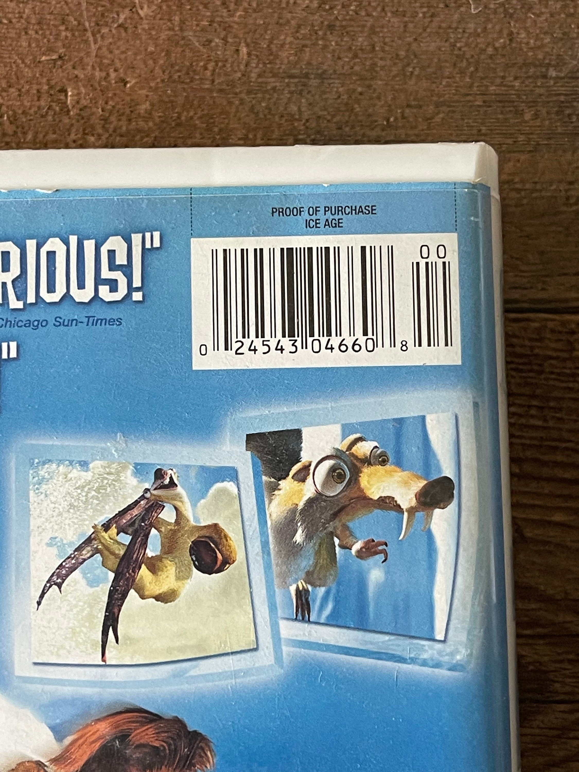Ice Age The Meltdown Vhs