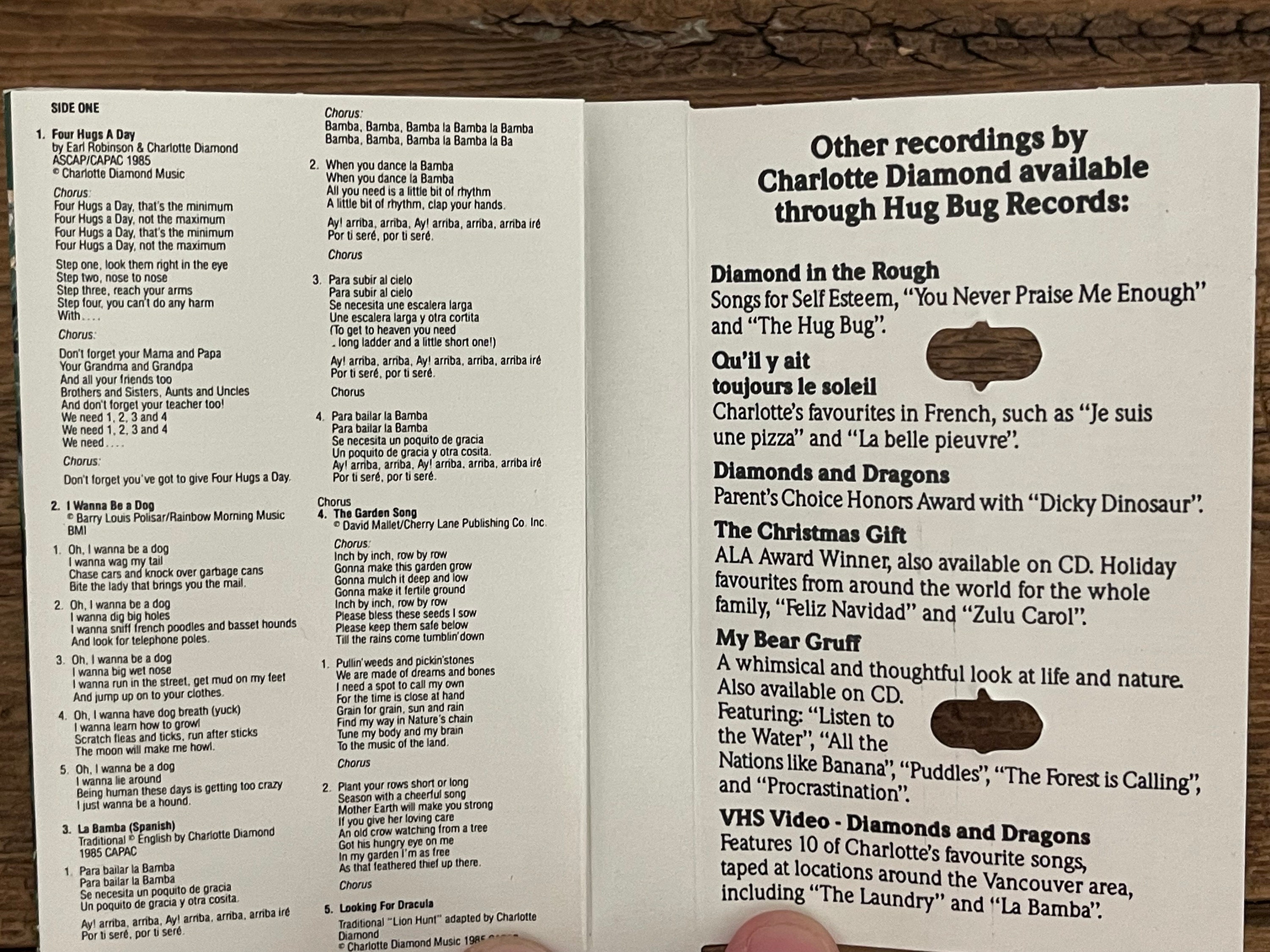 Charlotte Diamond 10 Carrot Diamond Cassette Tape 1985 - Etsy