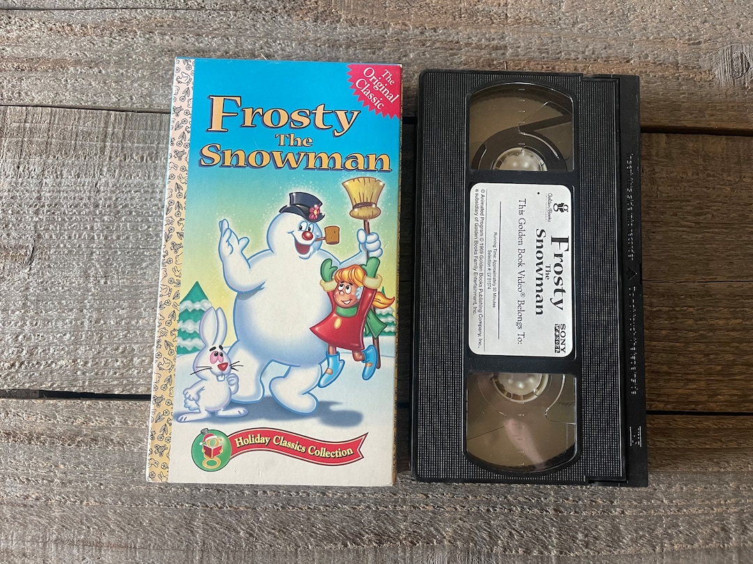 Frosty the Snowman VHS Movie // Golden Books // Told and Sung by Jimmy ...