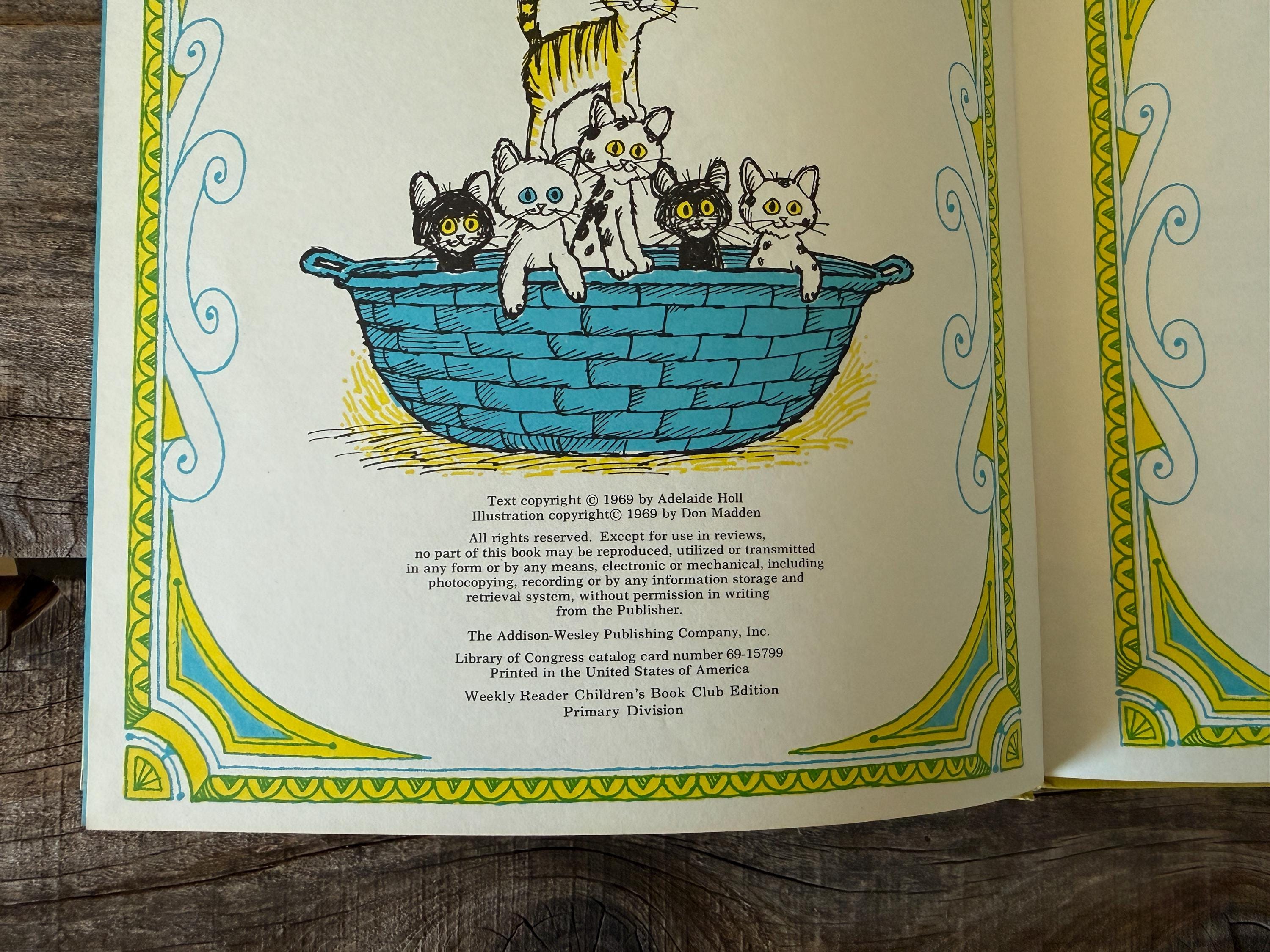 One Kitten for Kim // Adelaide Hall // 1969 Weekly Reader Book - Etsy