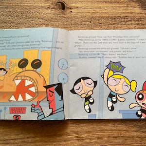 The Powerpuff Girls Book // "bubble Trouble" // 2000 - Etsy