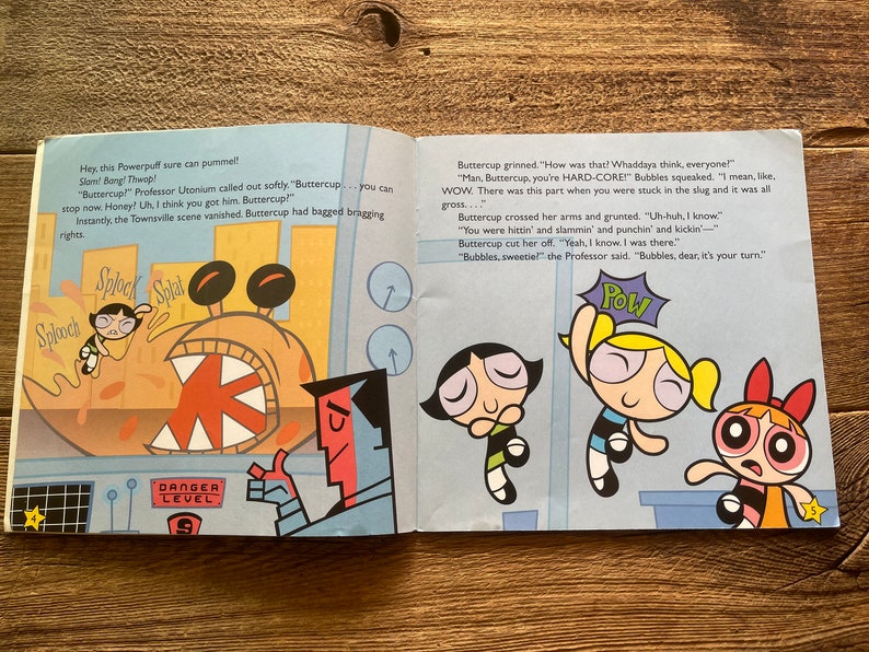 The Powerpuff Girls Book // bubble Trouble // 2000 - Etsy