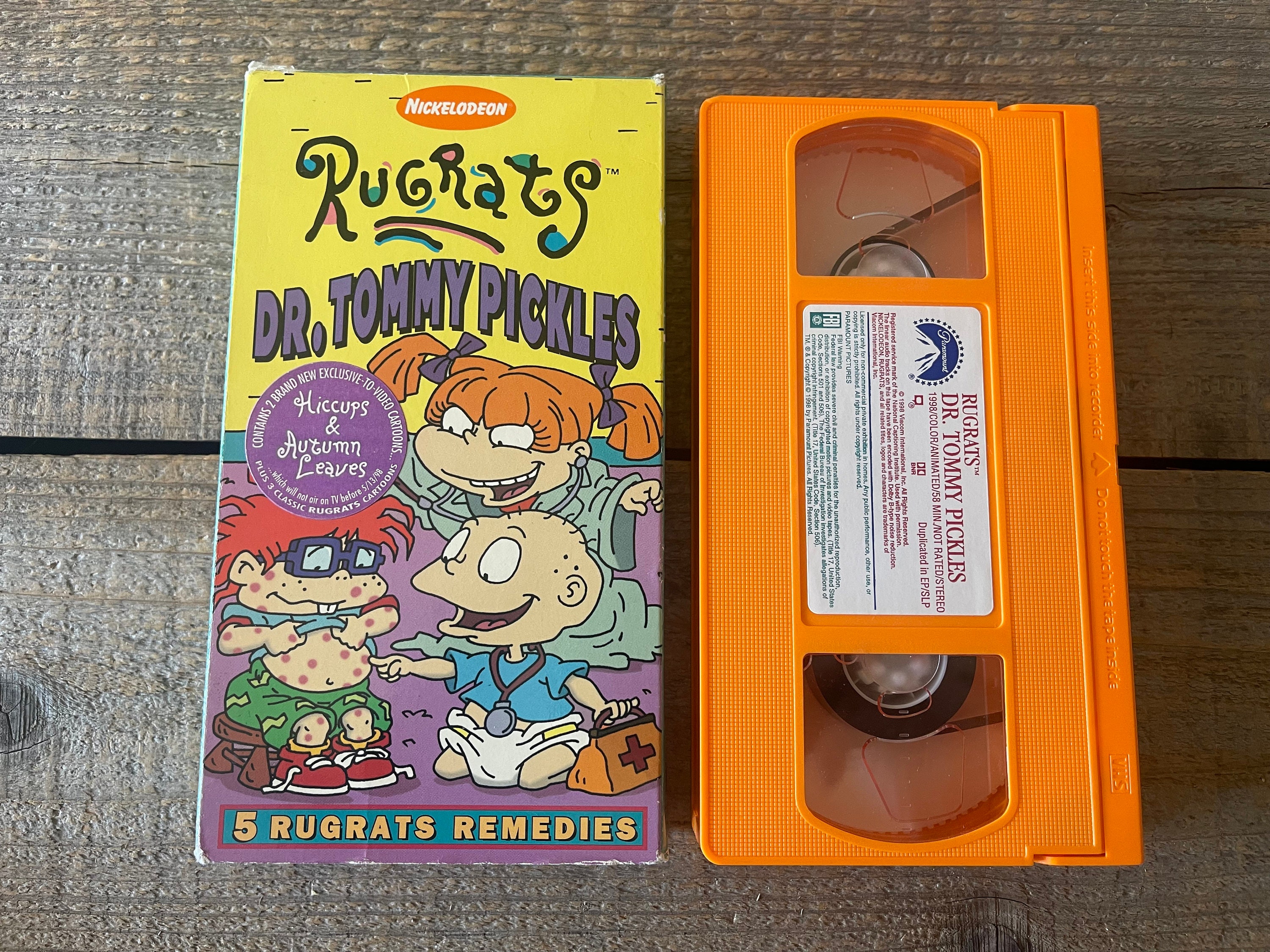 Rugrats VHS Movies // Sold Individually // A Rugrats Vacation or Dr ...
