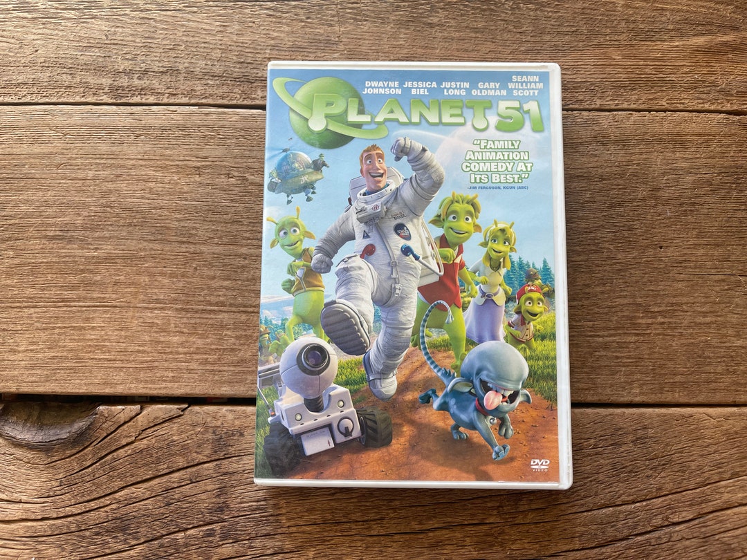 Planet 51 DVD: Animated Sci-fi Comedy, Dwayne Johnson - Etsy