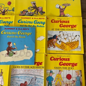 Vintage Curious George Books // You Choose // Margret & H.A. Rey - Etsy