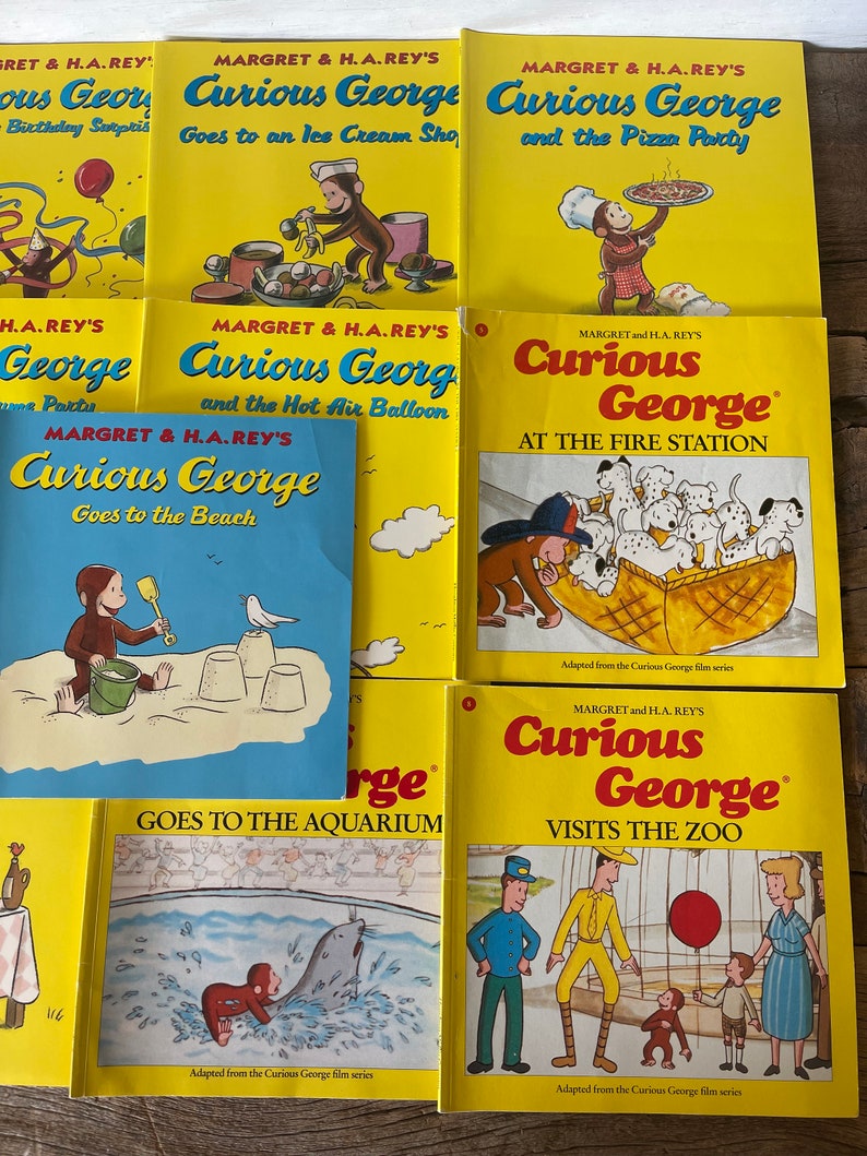 Vintage Curious George Books // Sold Individually // Margret & H.A. Rey ...