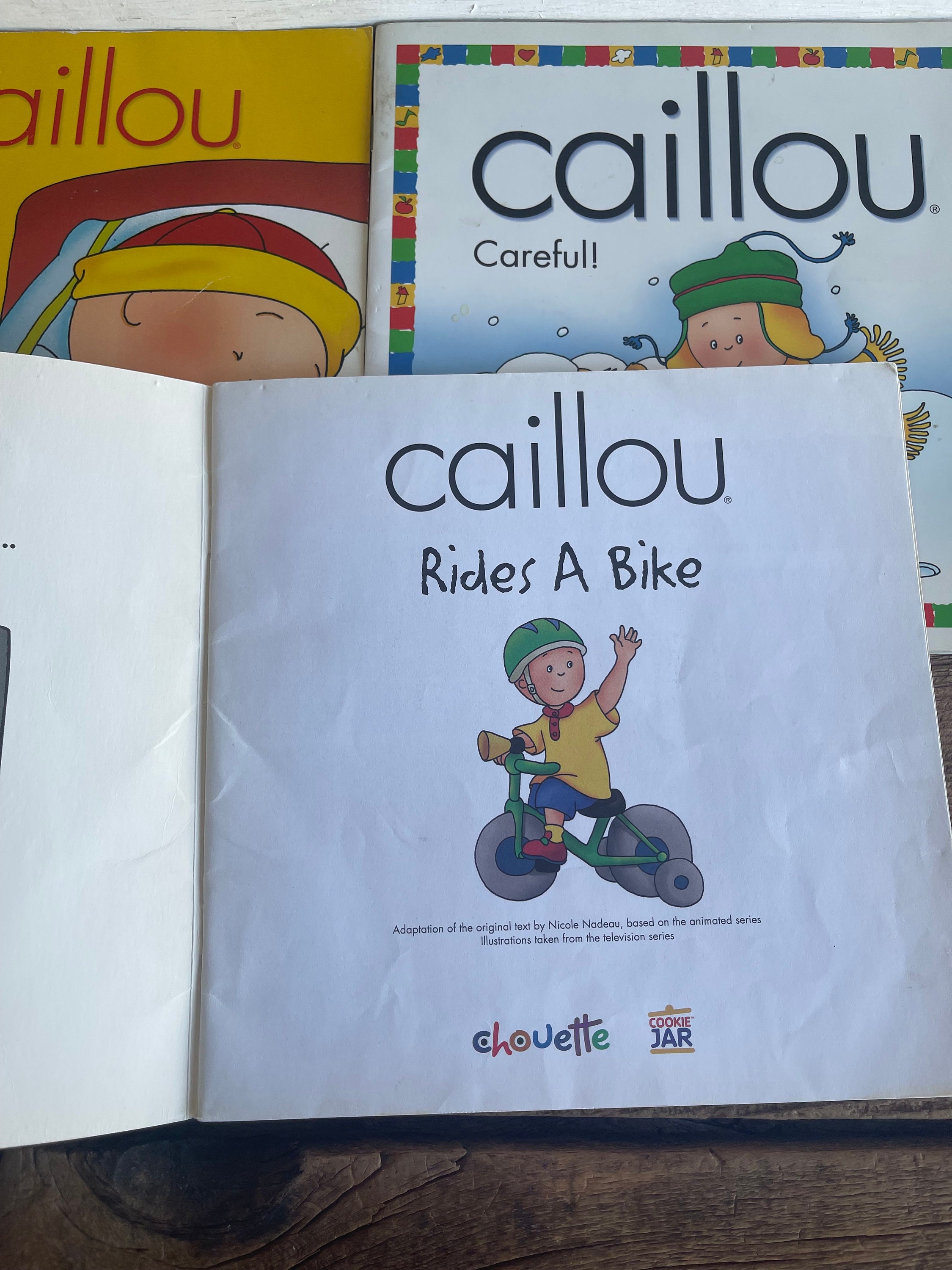Caillou Books -sold Individually- 2000's PBS Kids - Etsy
