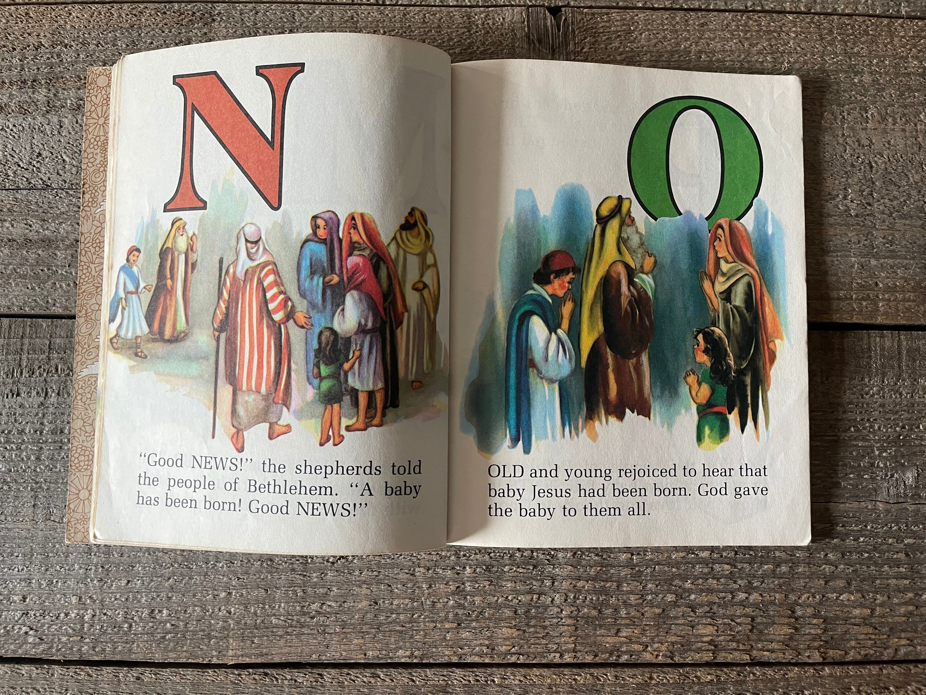 1979 Libro de cuentos ABC del Niño Jesús // Un libro de día - Etsy México