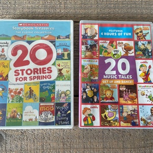 Set of 2 Compilation Dvds // PBS Kids Get up and Dance // Scholastic ...