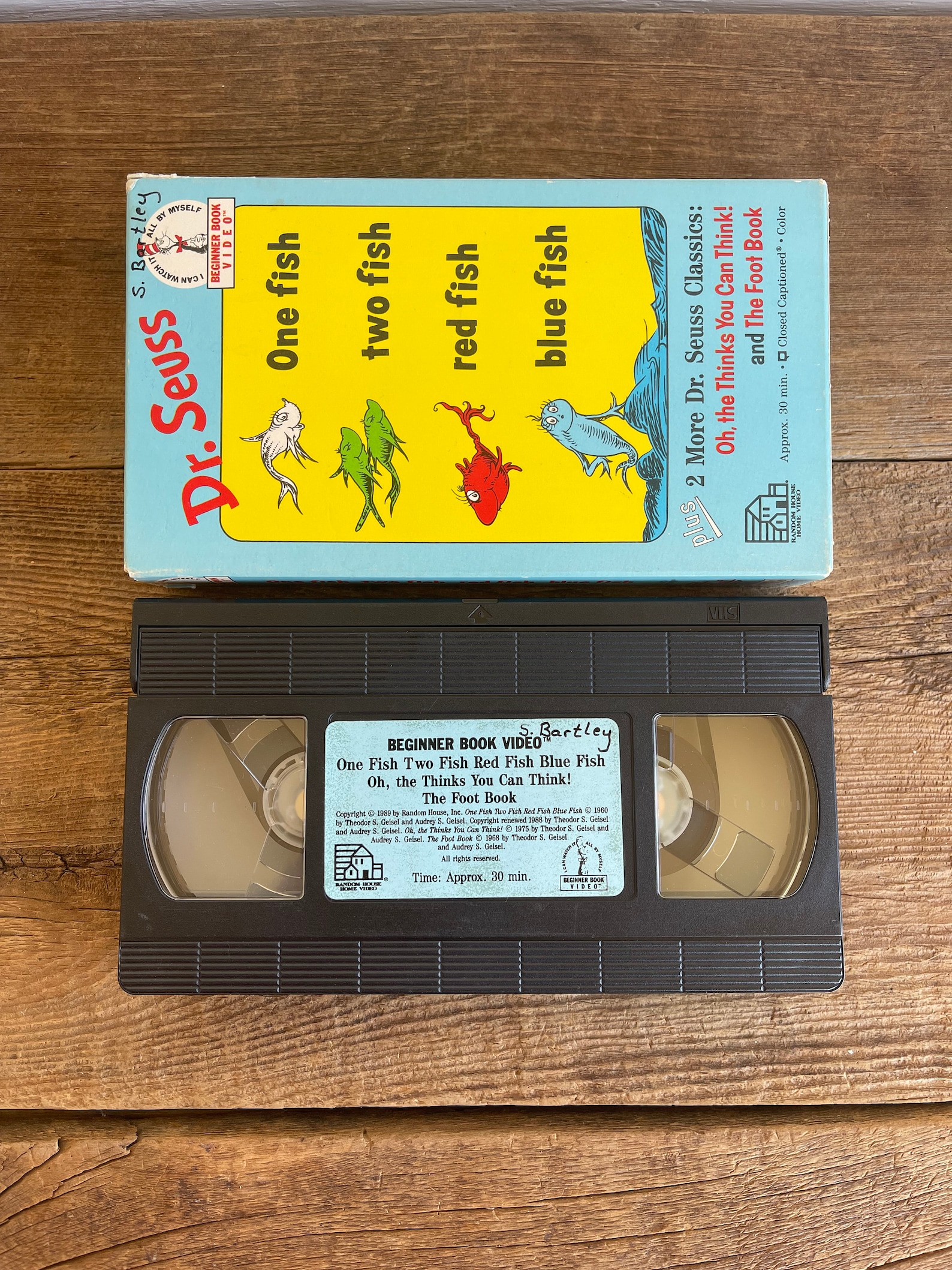 Vintage Dr. Seuss VHS Movies // You Choose // ABC the Cat in - Etsy