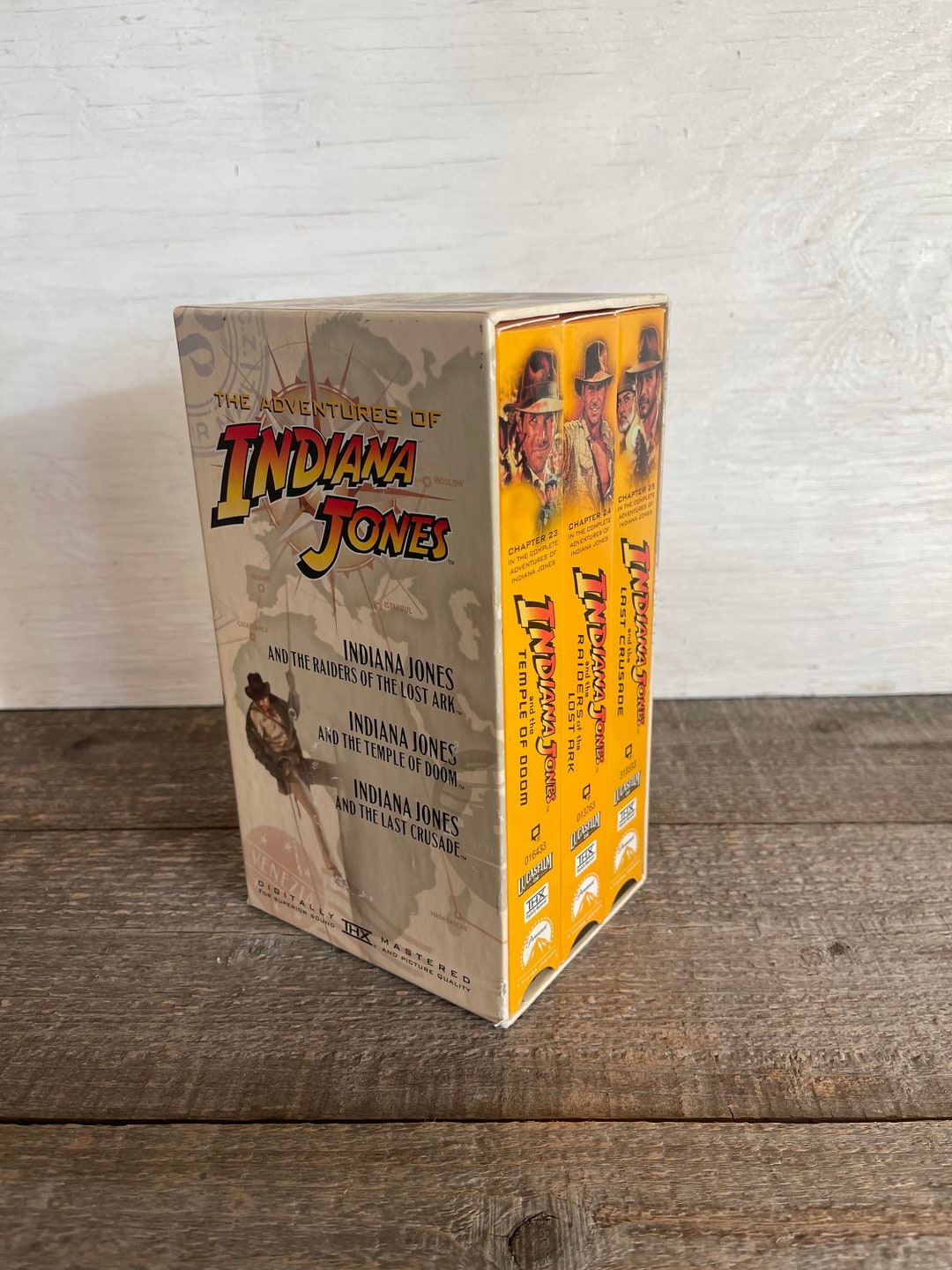 The Adventures of Indiana Jones VHS Box Set // 1999 // Temple of Doom ...