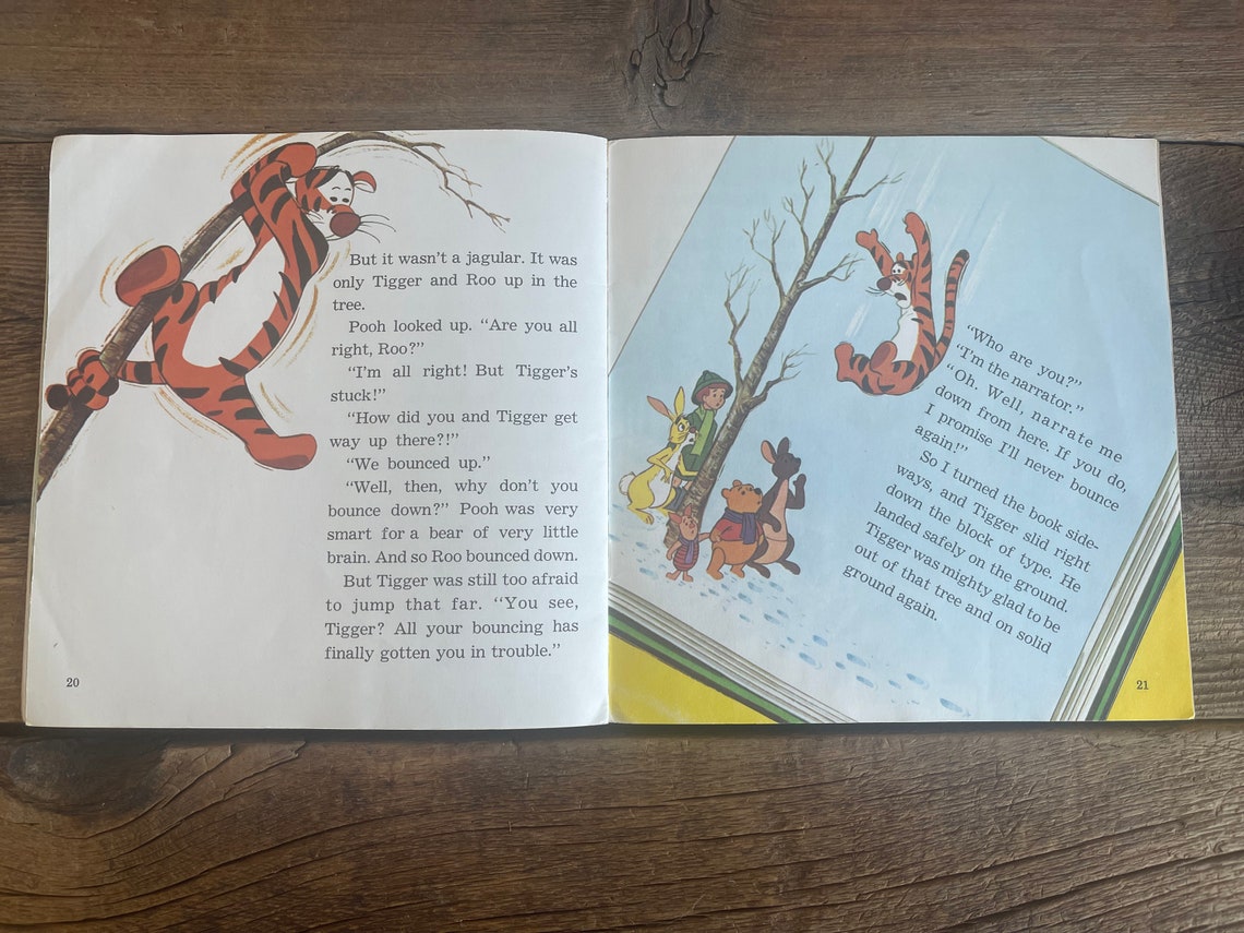 Winnie the Pooh and Tigger Too Book // Disneyland // 1977 - Etsy