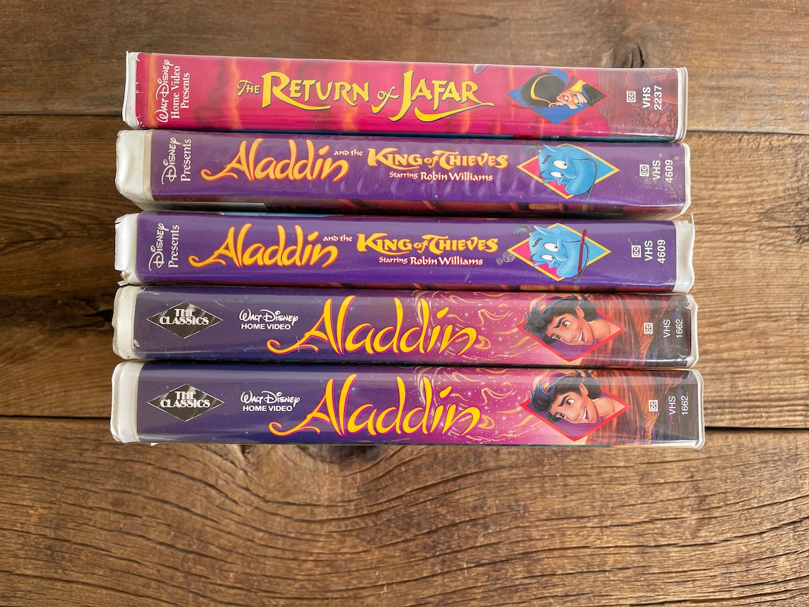 Vintage Aladdin VHS Movies // You Choose // Aladdin Aladdin & - Etsy
