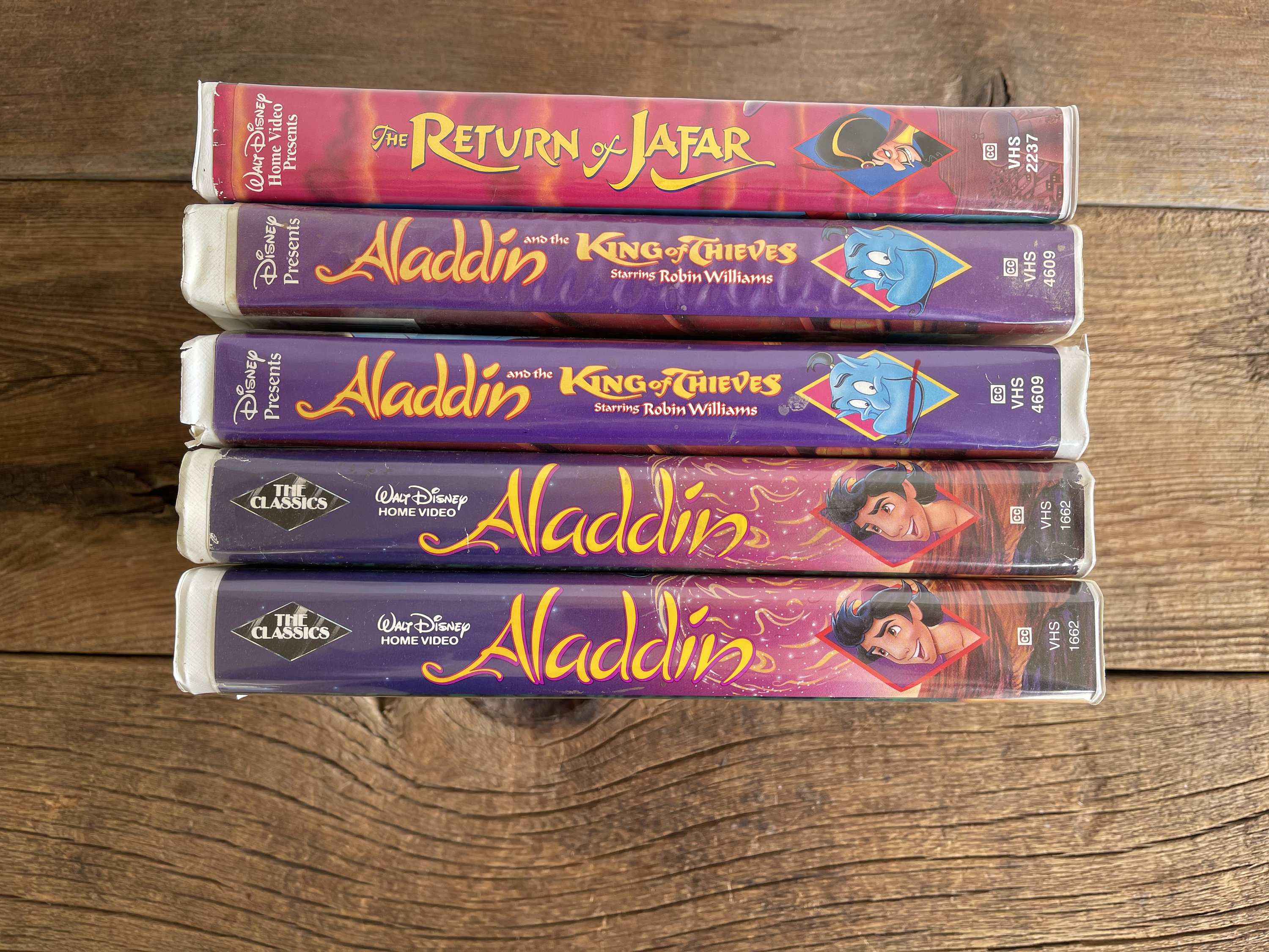 Vintage Aladdin VHS Movies // You Choose // Aladdin Aladdin & - Etsy