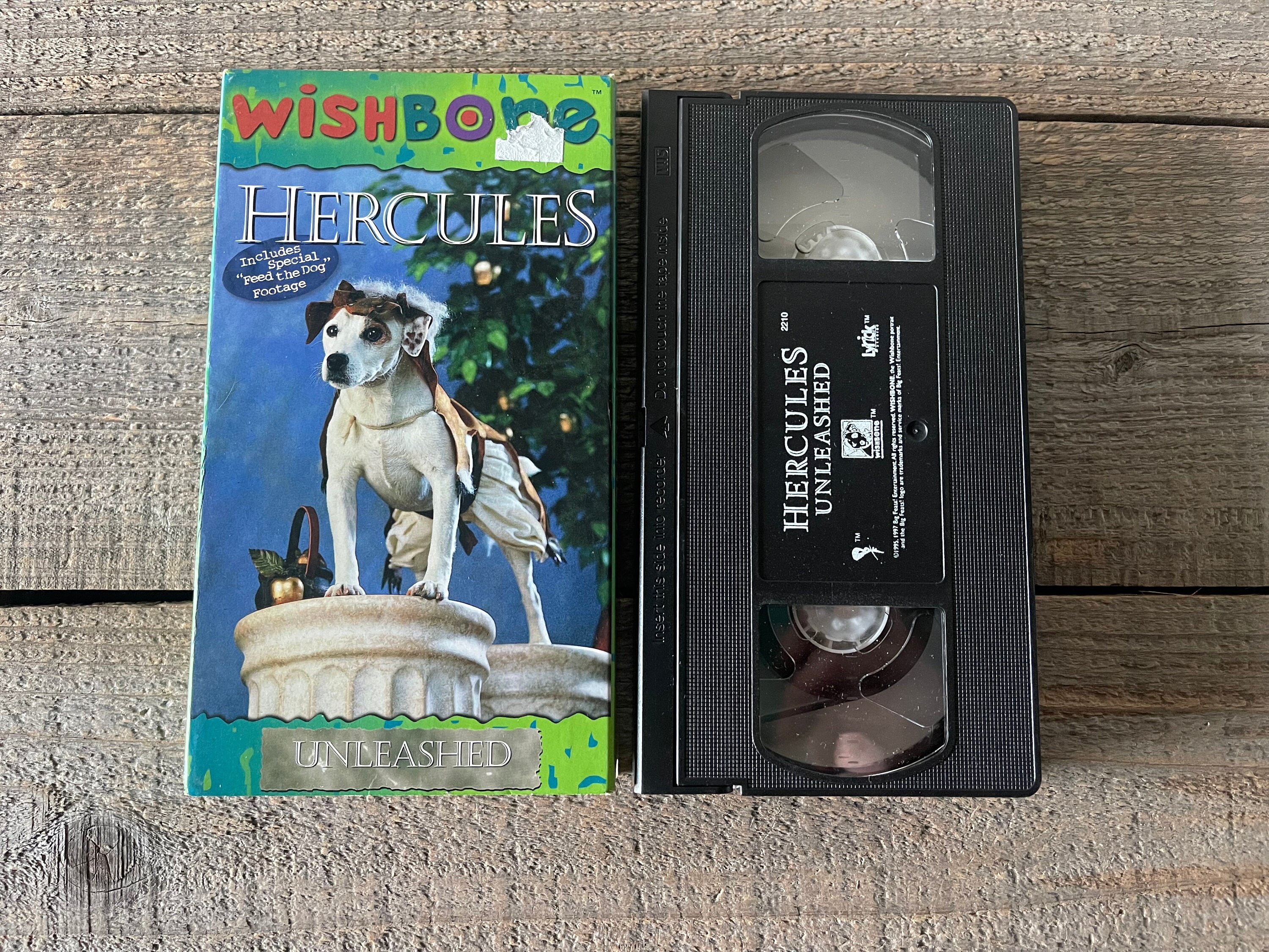 Vintage Wishbone VHS Movies // You Choose // Hercules Unleased, Hound ...