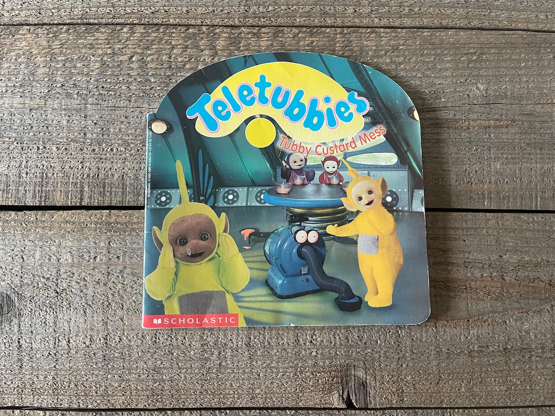 Vintage Teletubbies Book // Tubby Custard Mess // First Scholastic ...