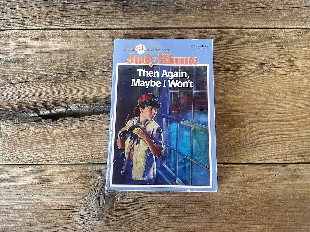 Then Again, Maybe I Won't // Judy Blume // 1986 // Purple Cover - Etsy