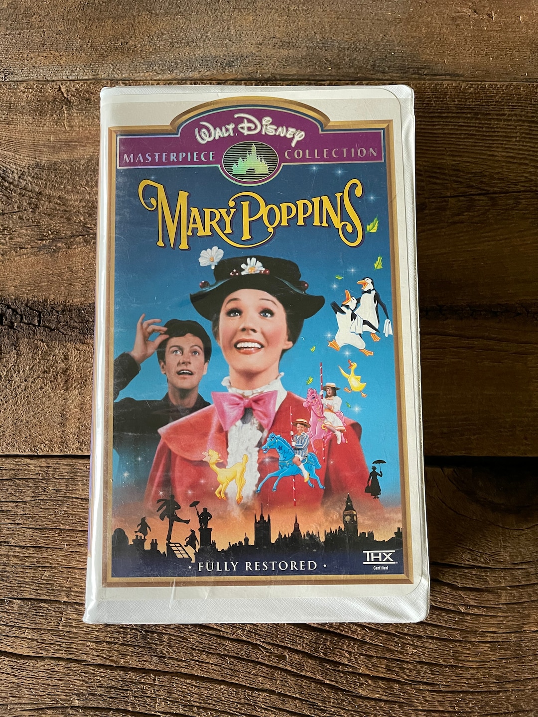 Vintage 1997 Mary Poppins VHS Movie Walt Disney Masterpiece Collection ...