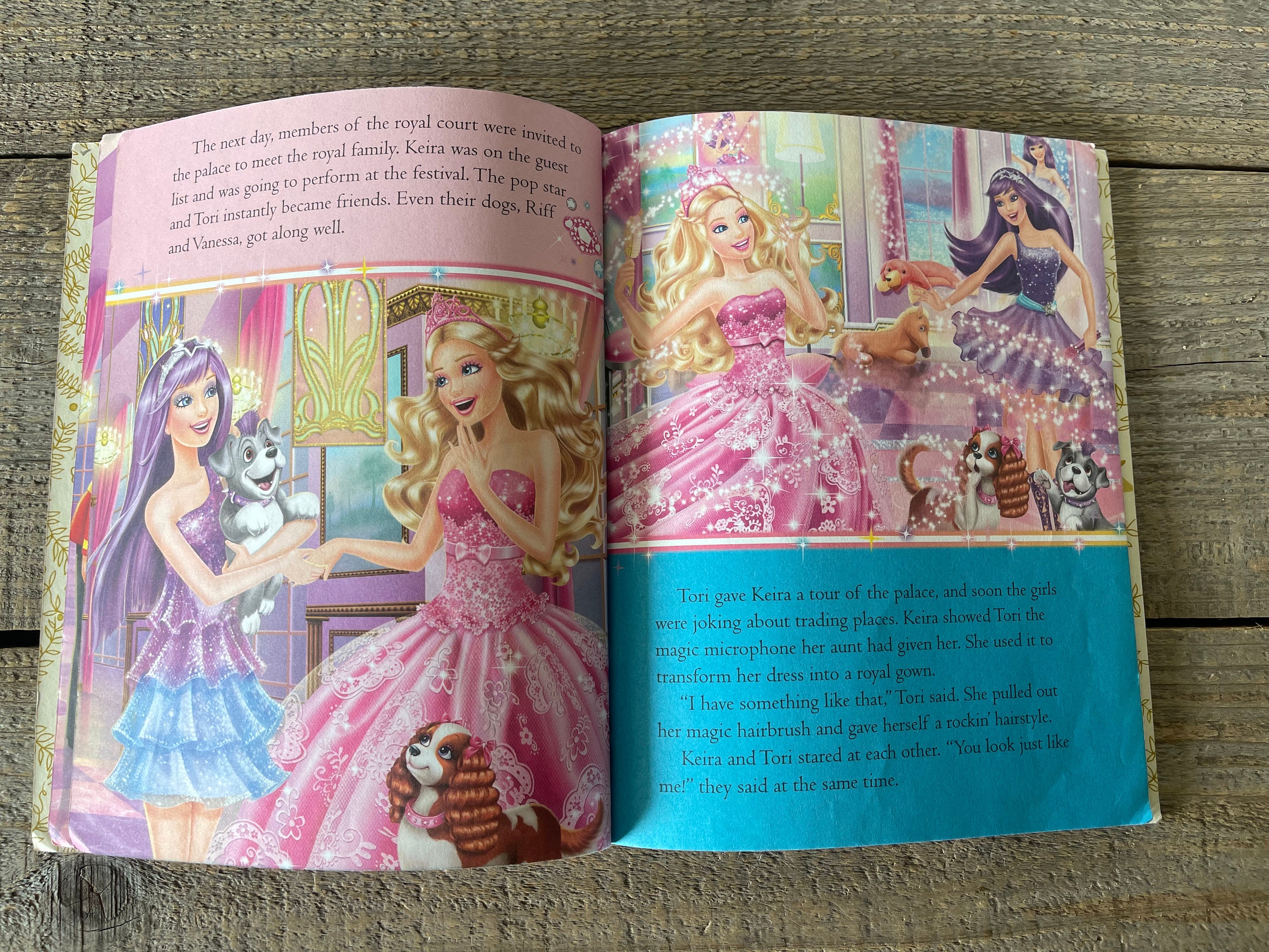 Vintage Barbie Golden Books // Set of 2 // the Diamond Castle and the ...