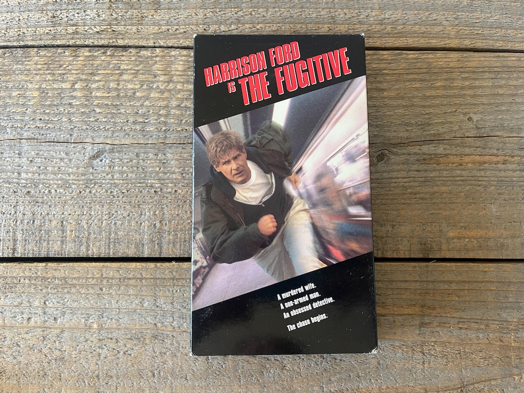 The Fugitive VHS Movie // 1993 Action Thriller // Harrison Ford, Tommy ...