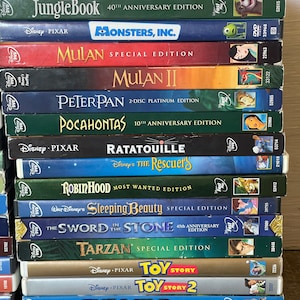 Vintage Walt Disney DVD Movies // Sold Individually // See Listing for ...