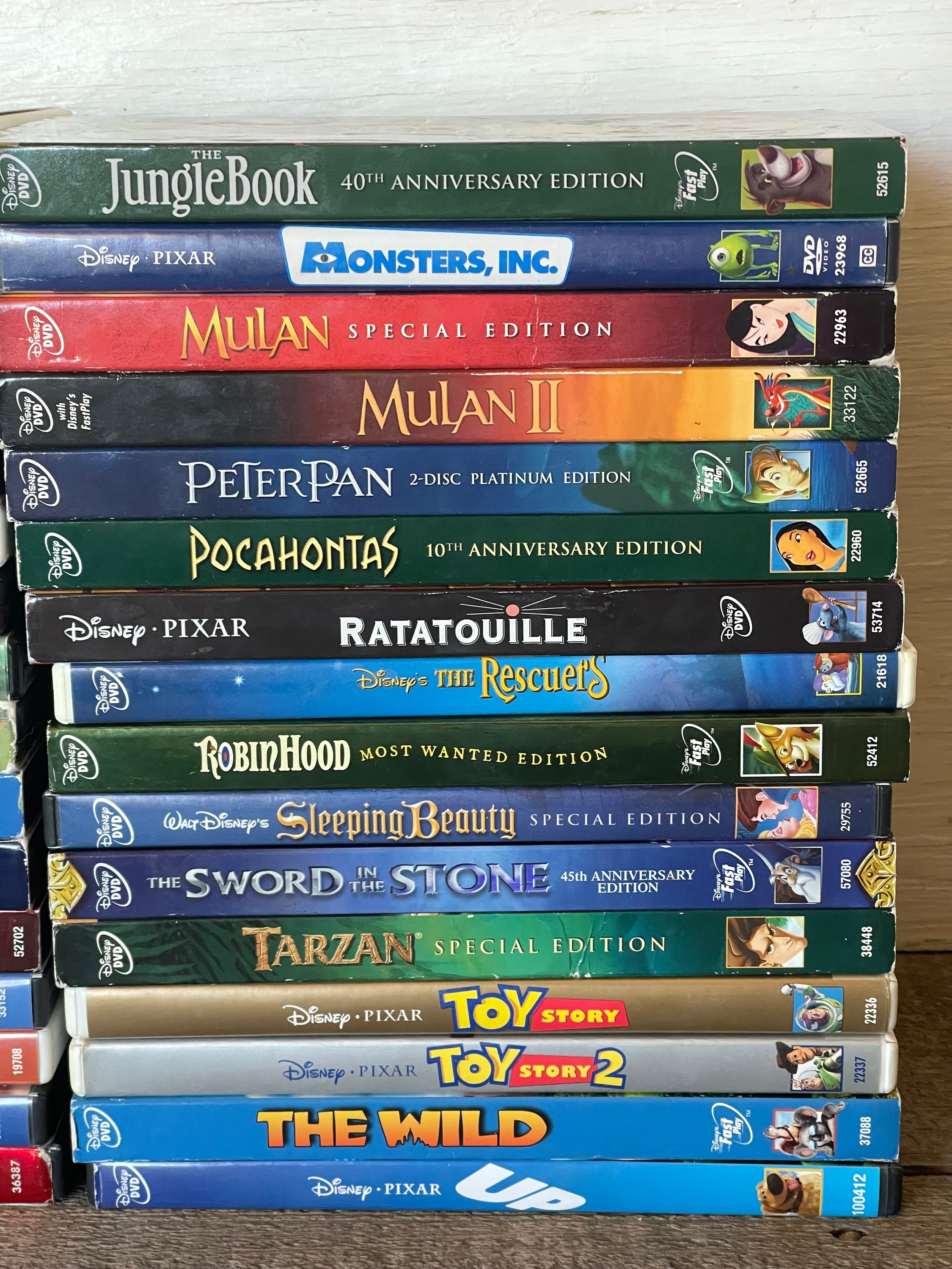 Vintage Walt Disney DVD Movies // You Choose // Classics, Cartoons ...