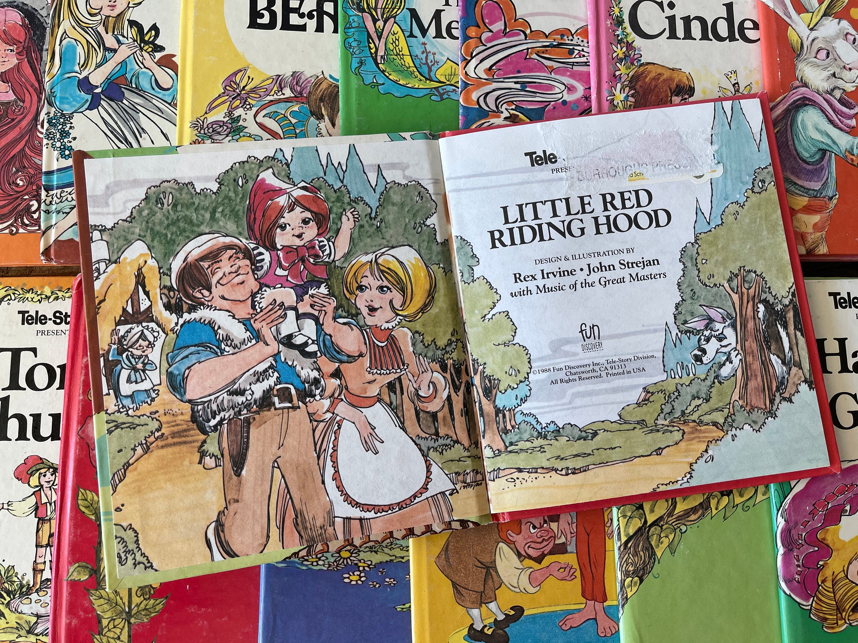 Vintage 1988 Tele-story Books // You Choose // Classic Fairy - Etsy