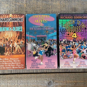Richard Simmons VHS Movies // Sold Individually // 1980's Aerobic ...