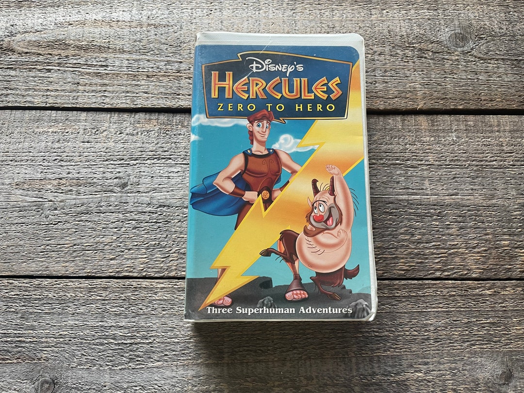 Disney's Hercules: Zero to Hero VHS // Three Superhuman Adventures ...