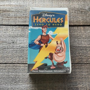 Disney's Hercules: Zero to Hero VHS // Three Superhuman Adventures ...