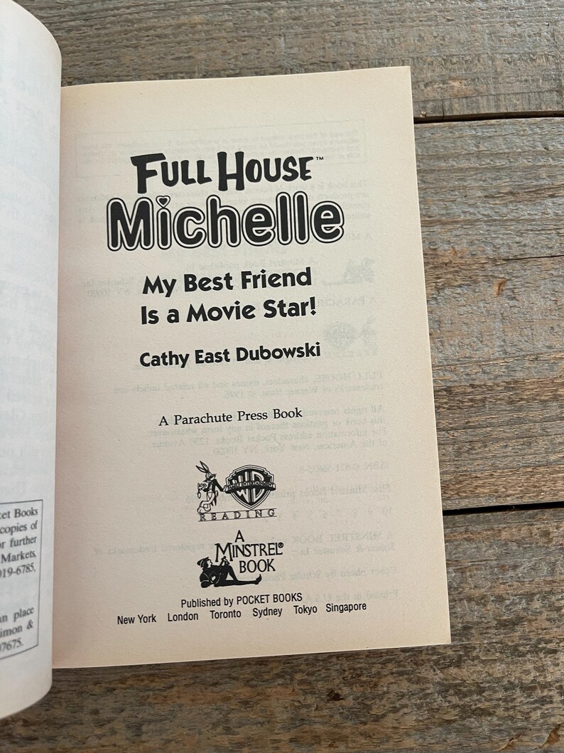 Full House Book, Michelle: My Best Friend is a Movie Star! // 1990's ...
