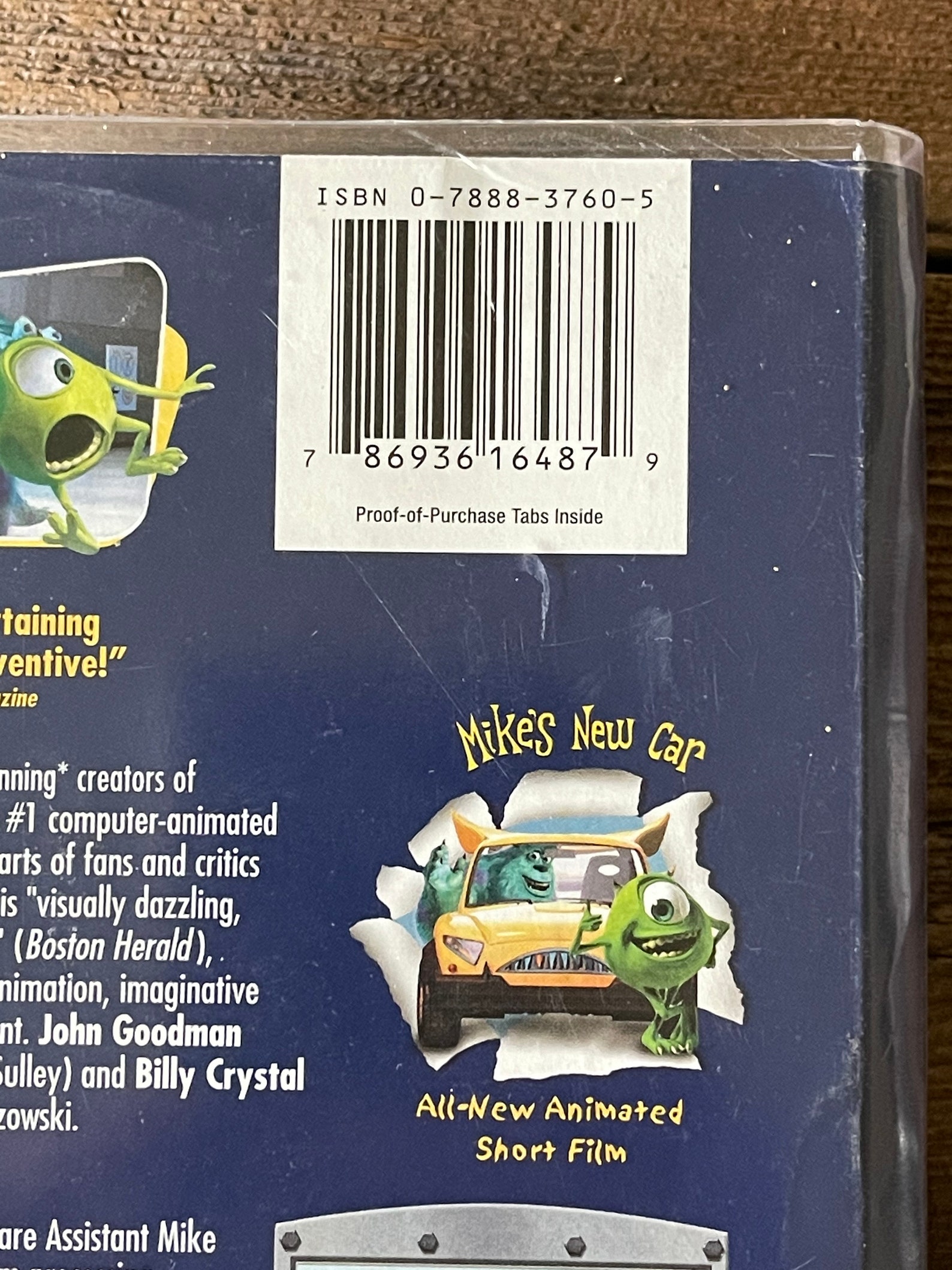 Monster's Inc. Vintage VHS Movie // Pixar - Etsy