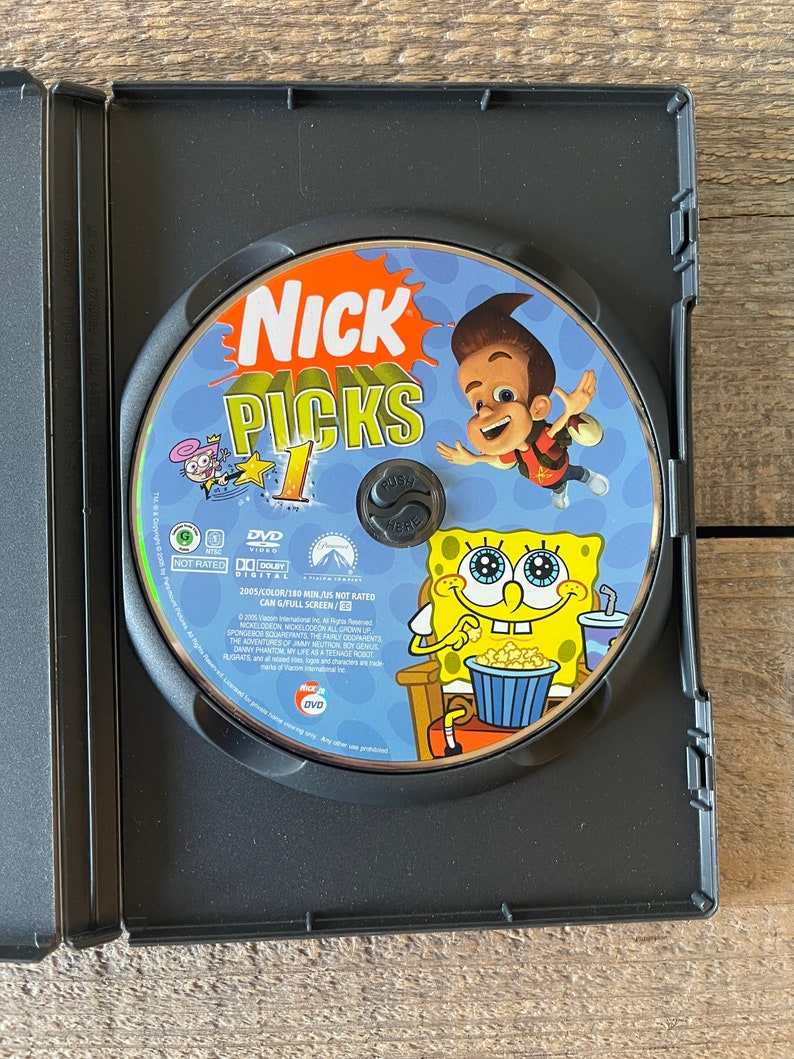 Nick Picks 1 DVD // 2005 Nickelodeon TV Shows // Spongebob, Fairy ...