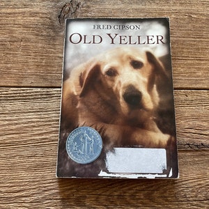 Old Yeller // Fred Gipson // Harper Trophy Edition 2004 - Etsy