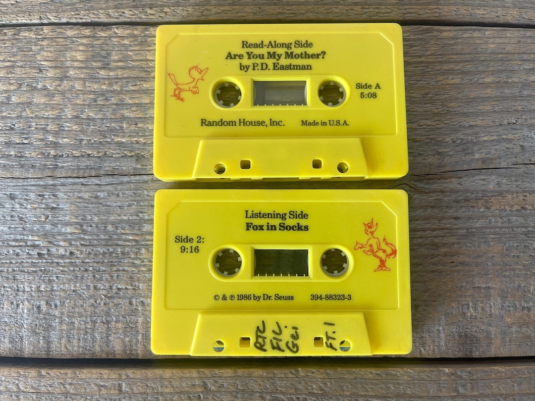 Read Along Cassettes // Are You My Mother and Fox in Socks // P.D ...