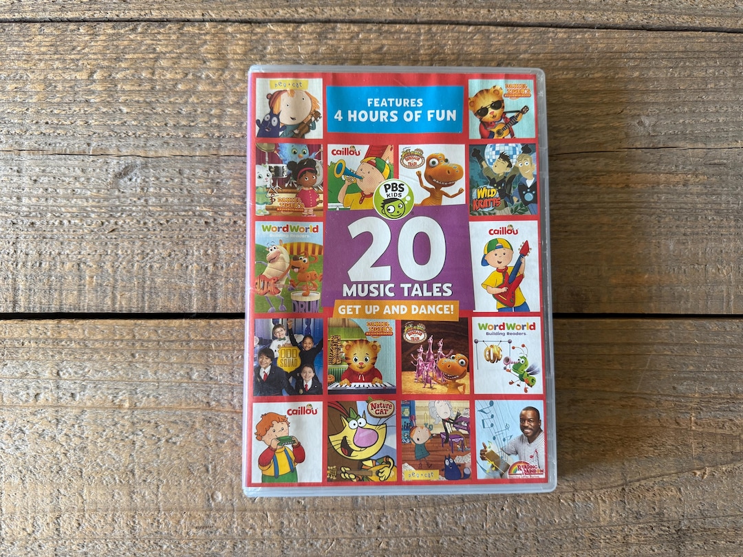 PBS Kids Get up and Dance DVD // Caillou, Peg + Cat, Daniel Tiger's ...
