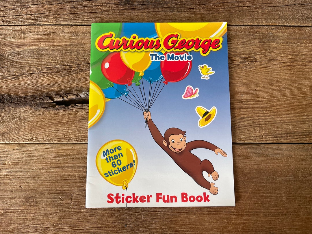 NEW Curious George Sticker Fun Book // Based on Books by Margret Rey ...