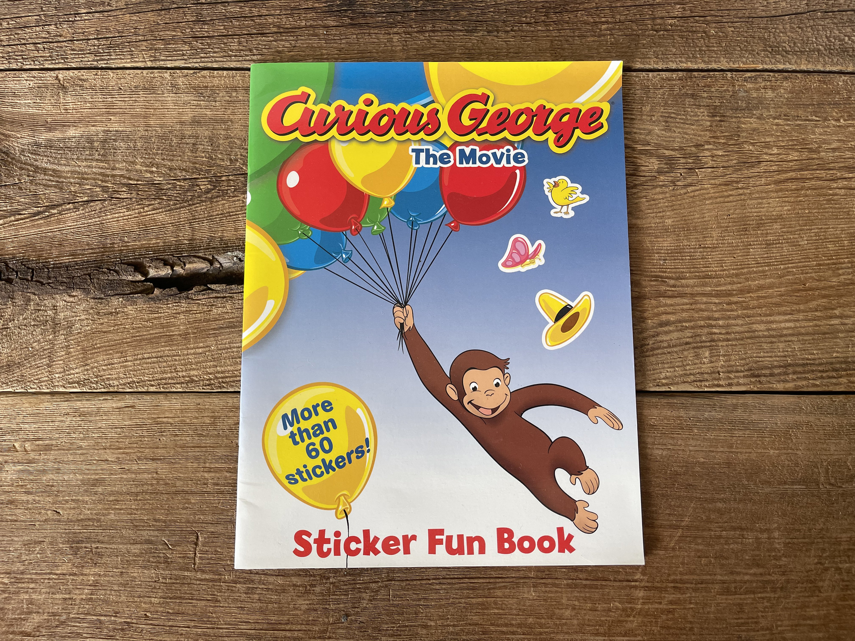 NEW Curious George Sticker Fun Book // Based on Books by - Etsy